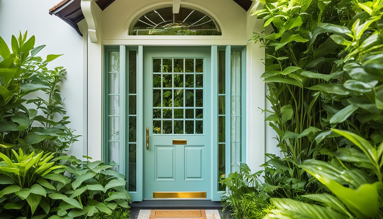 Charming Cottage Front Doors with Glass in Singapore