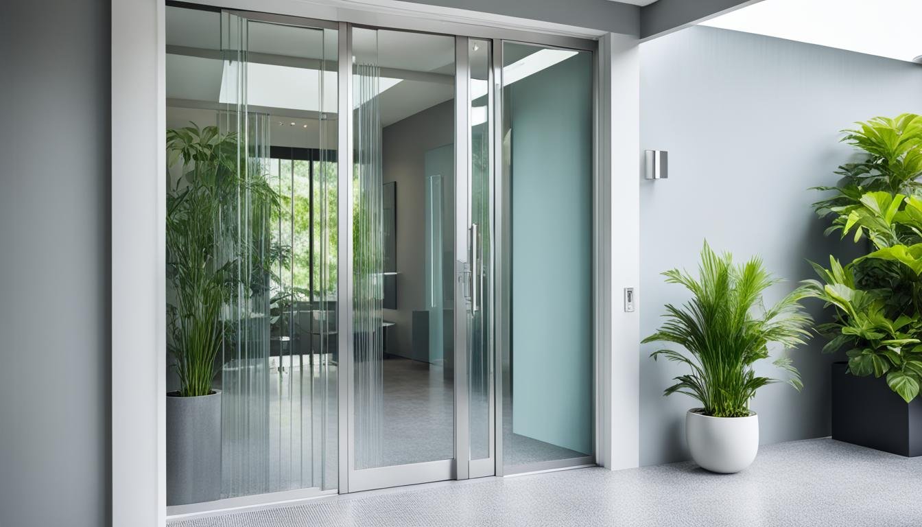 Elegant Fluted Glass Doors for Singapore Homes