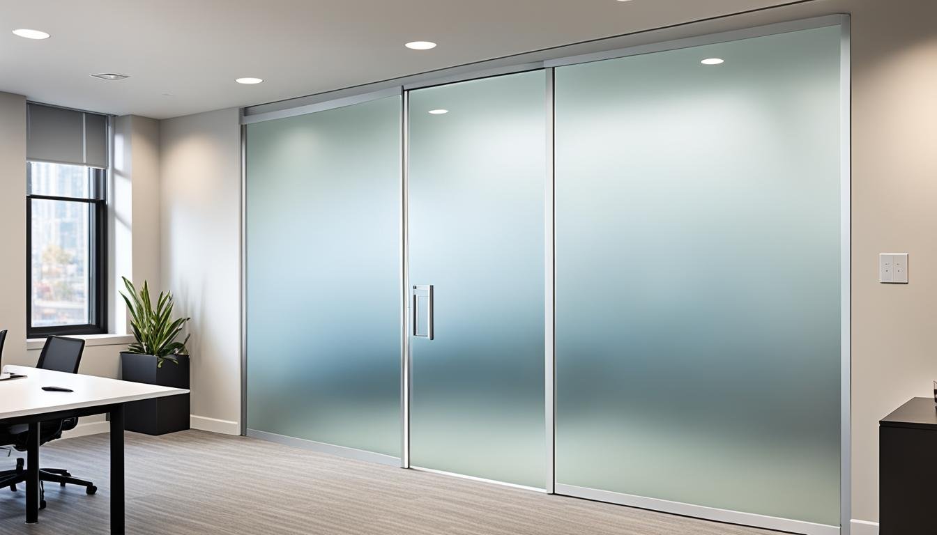 Stylish Office Doors with Glass Panels for Singapore