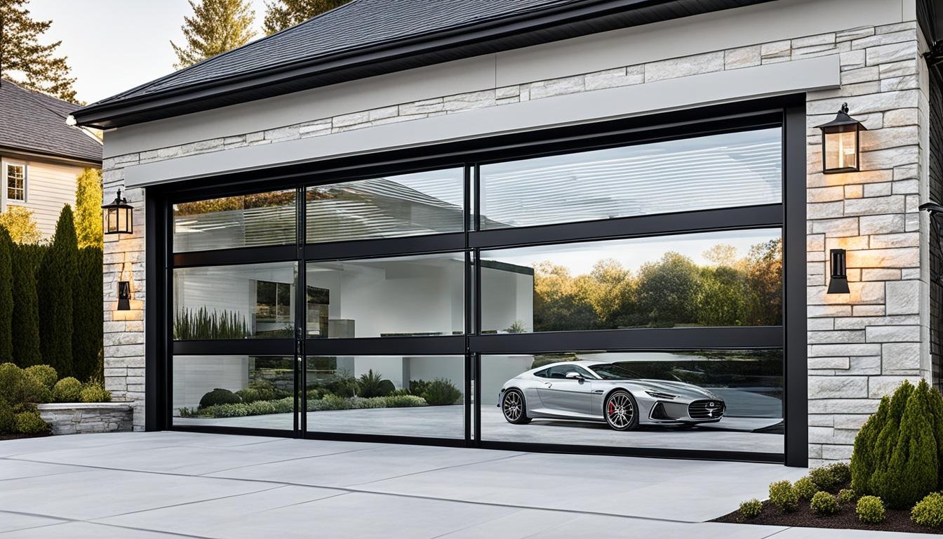 Mirror Glass Garage Doors: Elegant Home Solutions