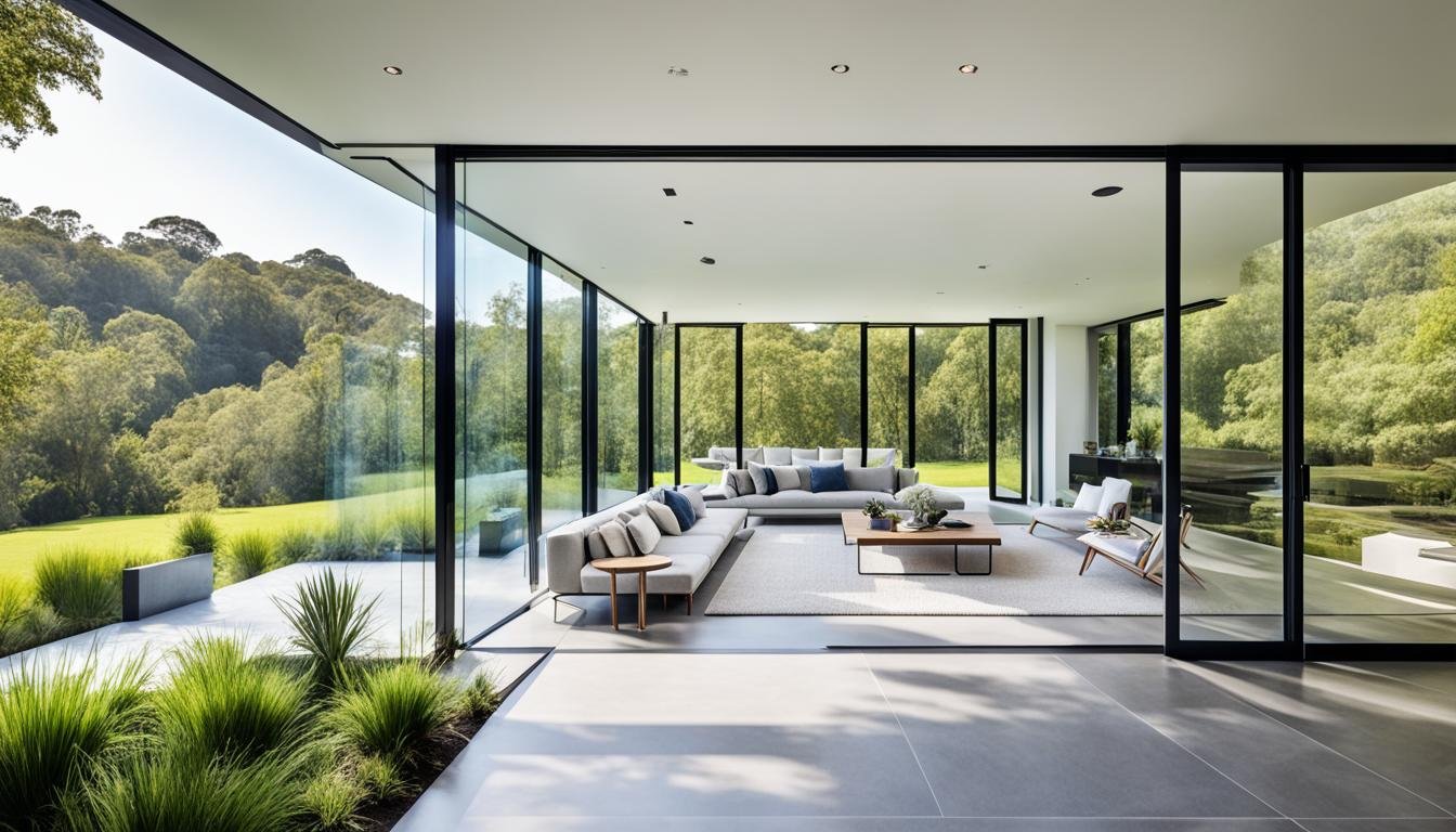 Stylish Folding Door Glass Panels in Singapore