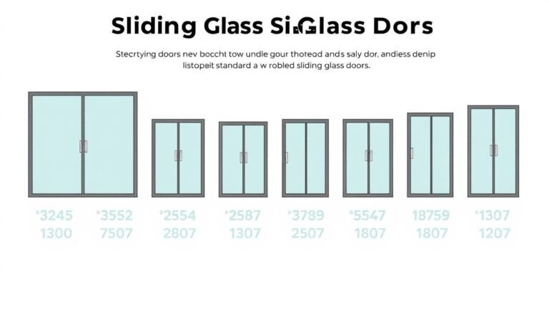 Standard Sliding Glass Door Sizes Guide