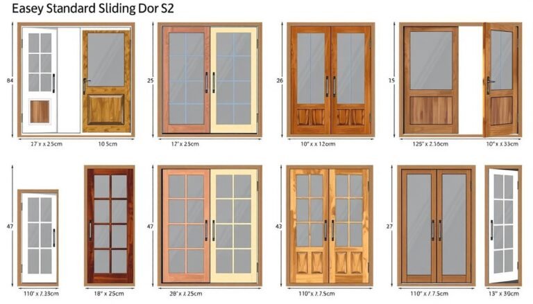 Standard Sliding Glass Door Sizes Guide